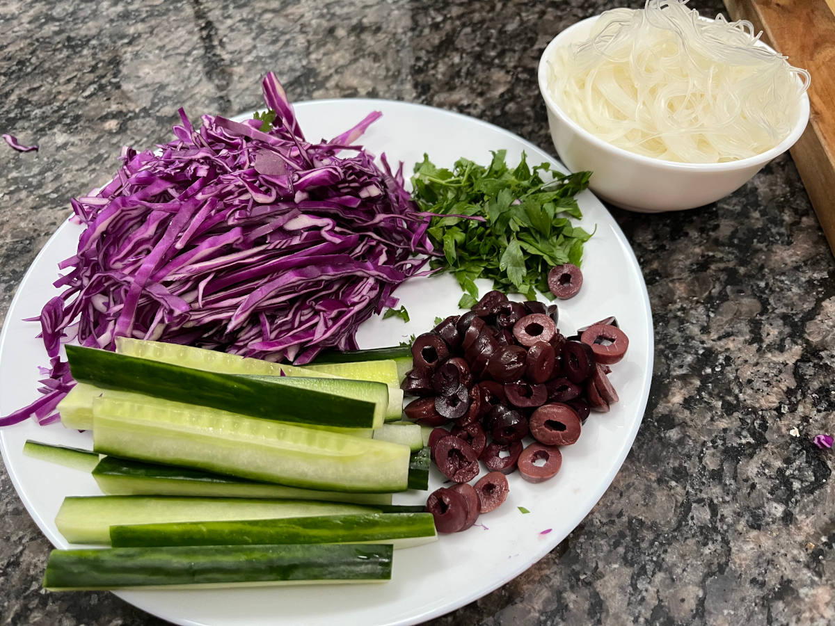 Mediterranean Spring Rolls • The Fusionary Cook