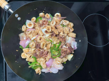 Spicy Stir Fry Squid (Chinese style) • The Fusionary Cook