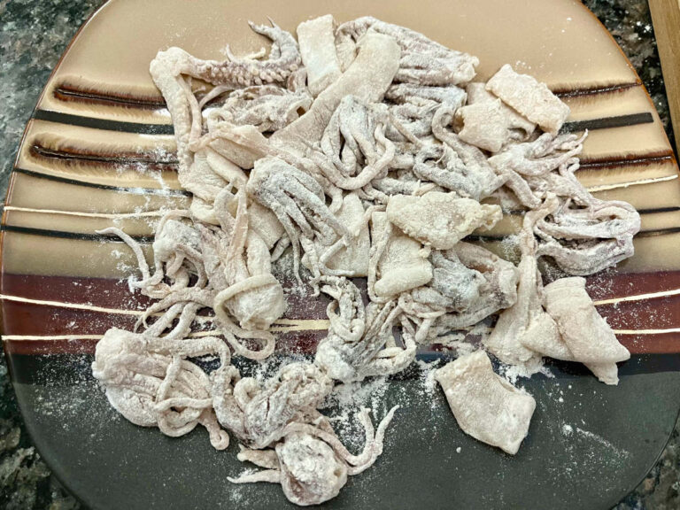 Spicy Stir Fry Squid (Chinese style) • The Fusionary Cook